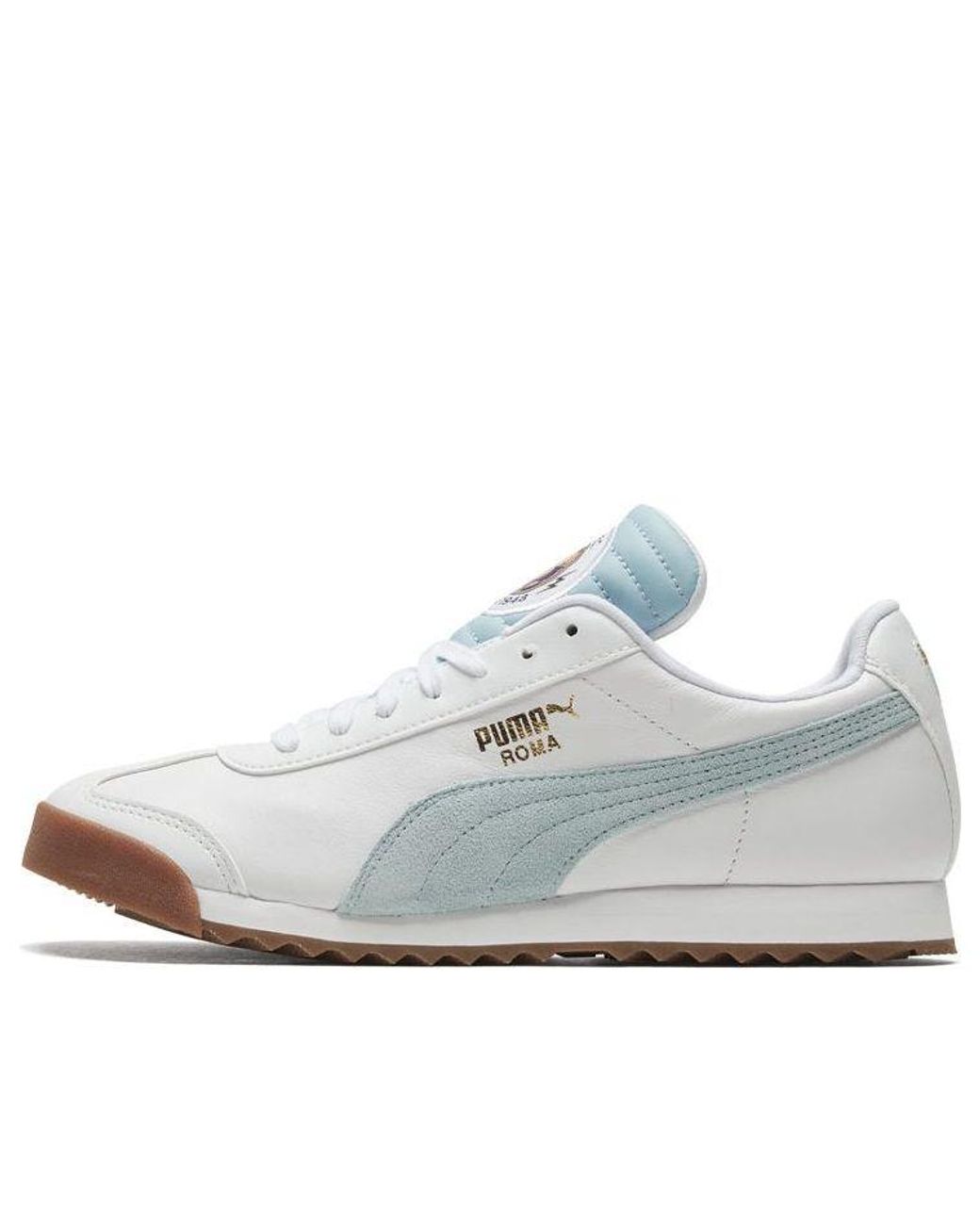 PUMA Roma Classic Running Shoes in White for Men | Lyst