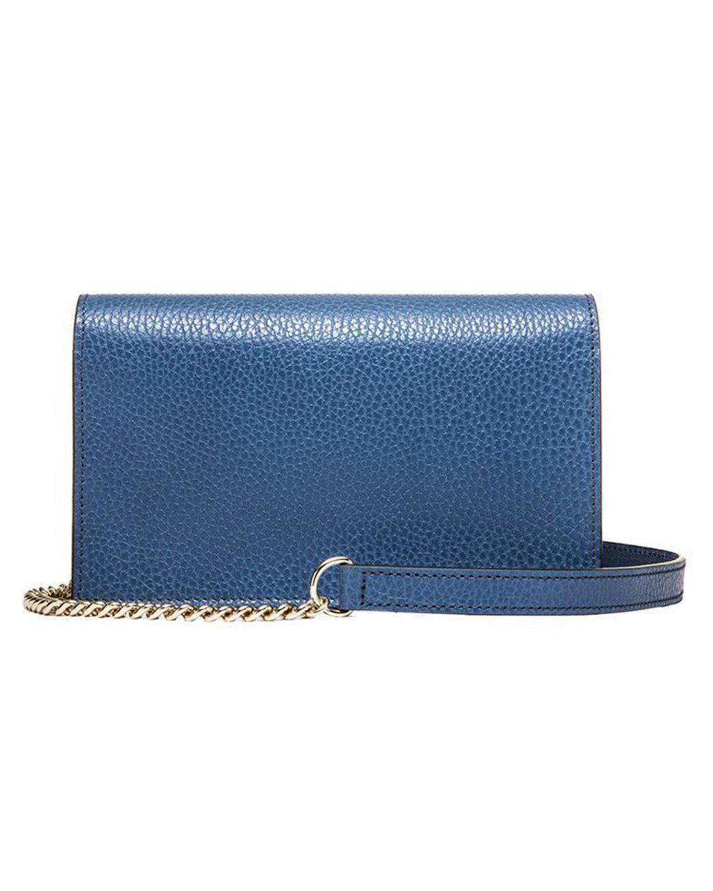 Gucci (Wmns) Logo Double G Leather Woc Chain Shoulder Messenger Bag ...