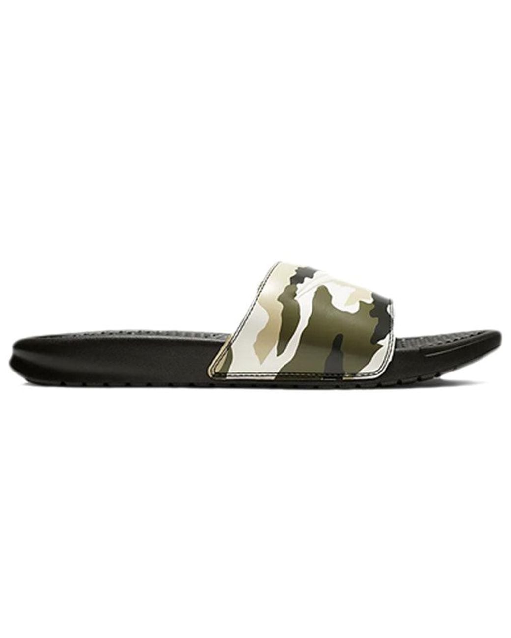 Nike Benassi Jdi Print Military Slippers 'Sequoia' in Green | Lyst
