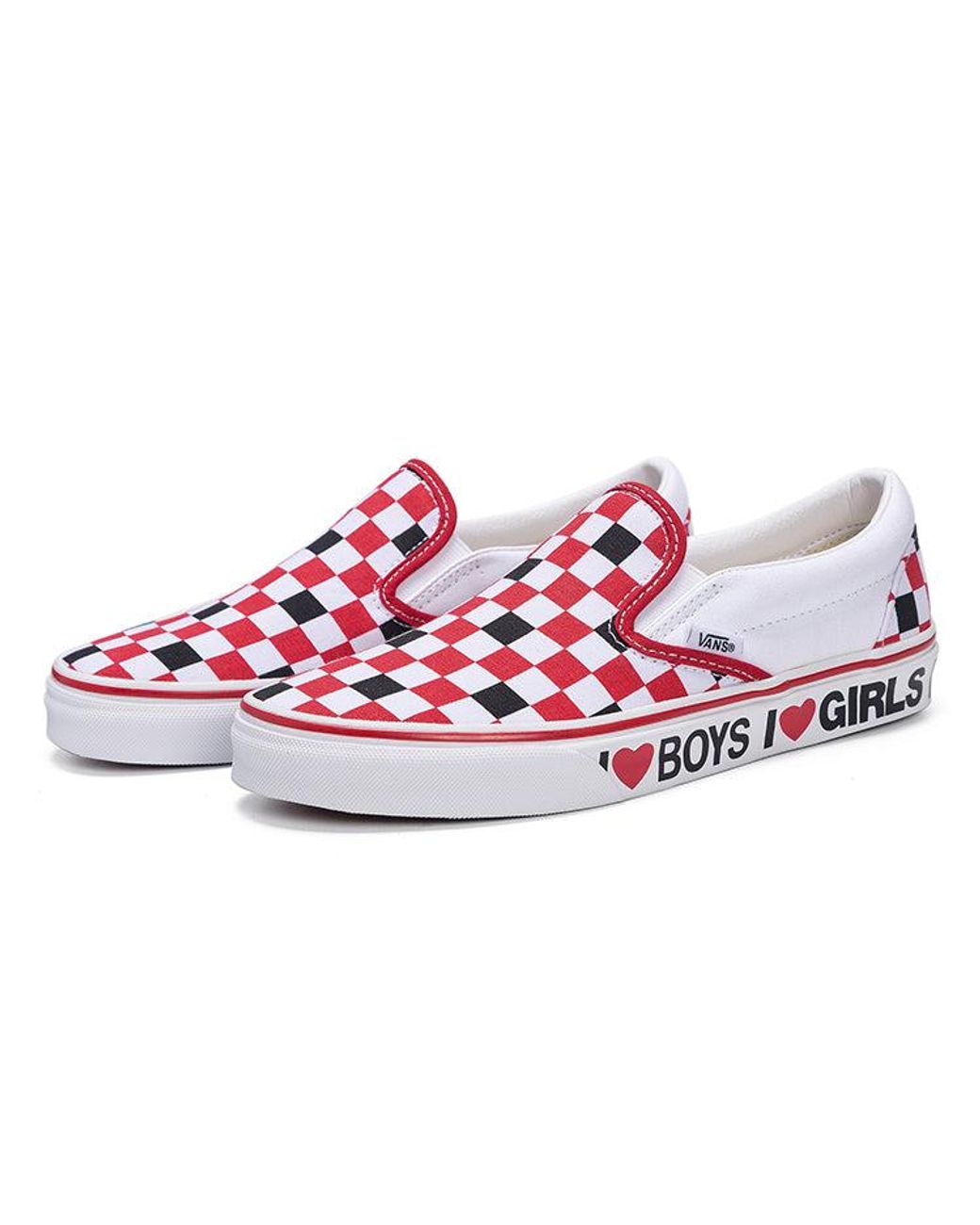 Vans Slip-On I Heart in White for Men | Lyst