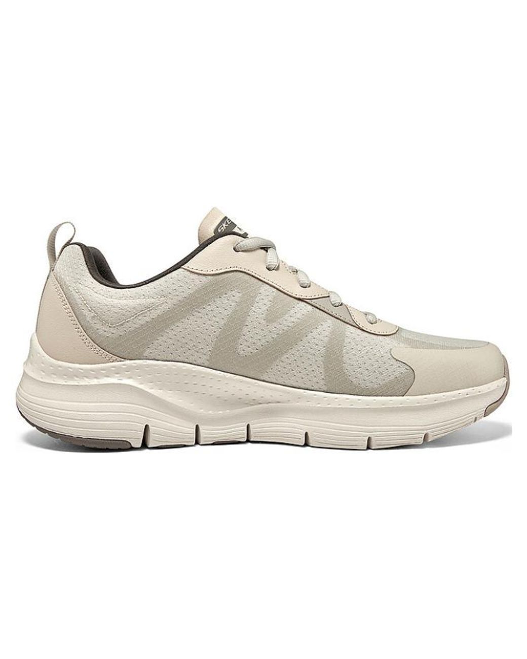 Skechers Arch Fit 'Taupe' in White for Men | Lyst