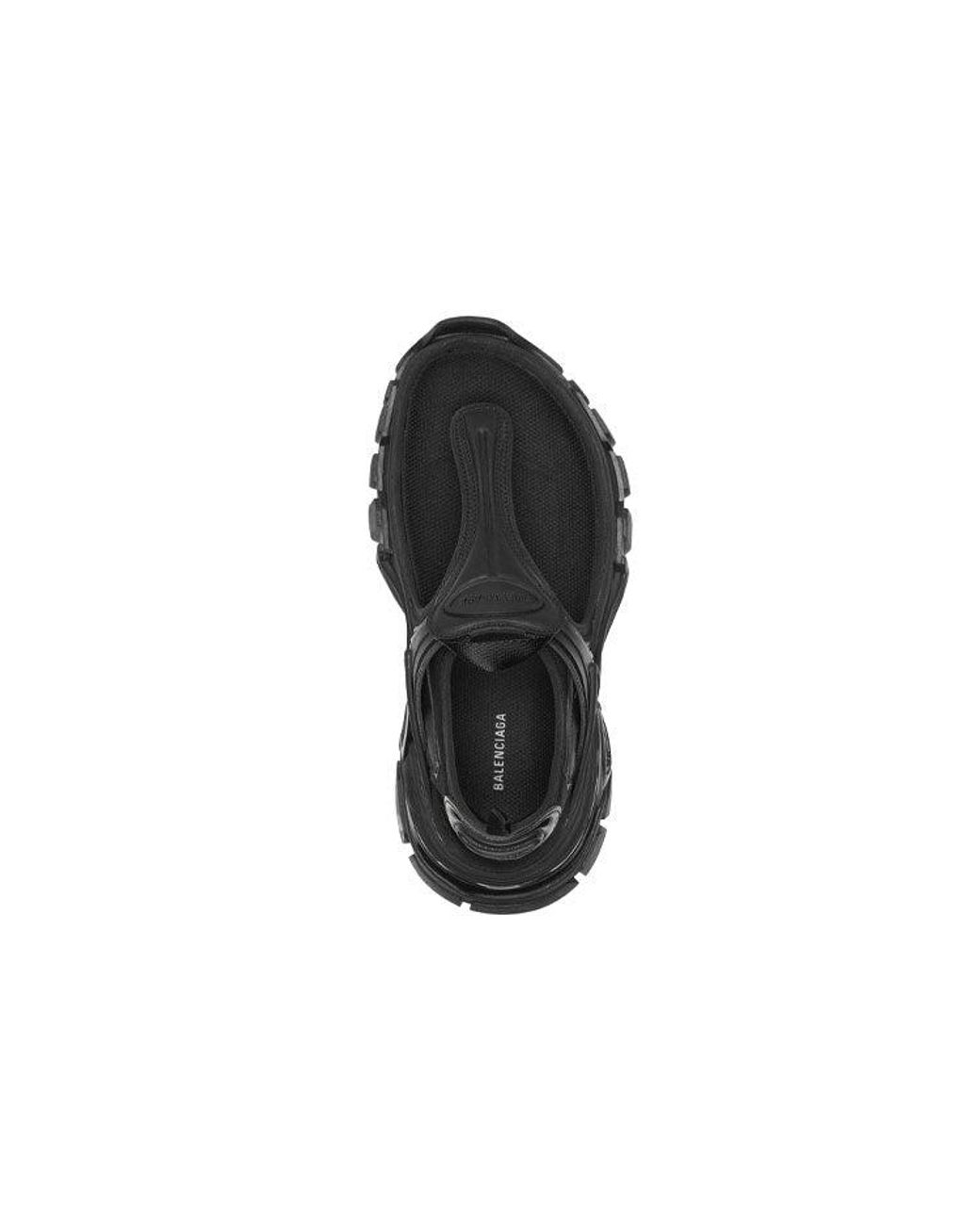 Balenciaga (Wmns) Track Sandals in Black | Lyst