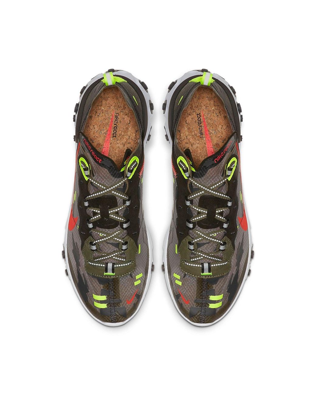 Nike React Element 87 'Camo' in Red for Men | Lyst