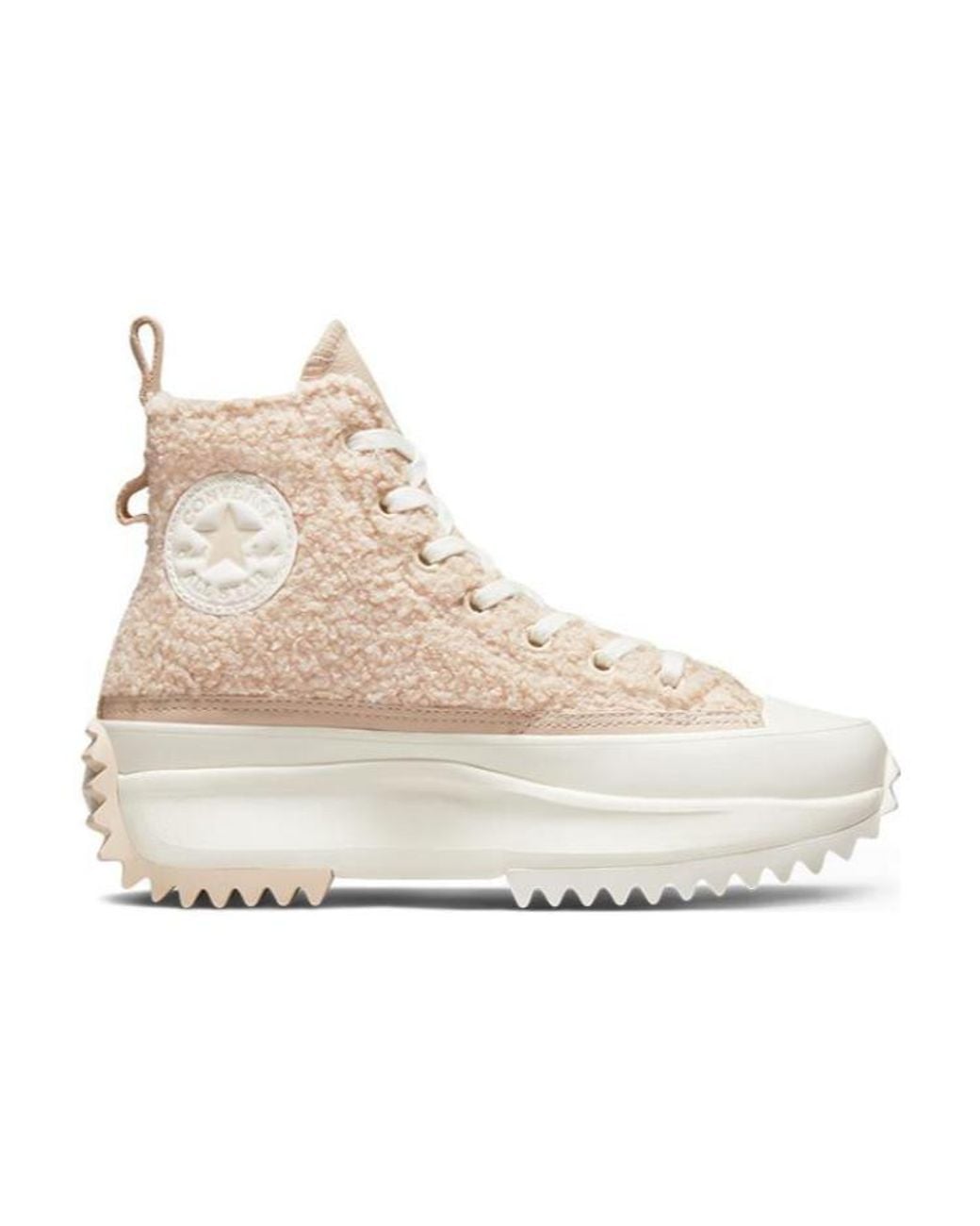 Converse Run Star Hike Platform High 'Sherpa in Natural for Men | Lyst