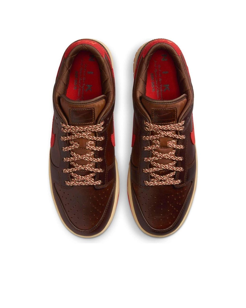 Nike Dunk Low Retro 'Cacao Wow Picante' in Red for Men | Lyst