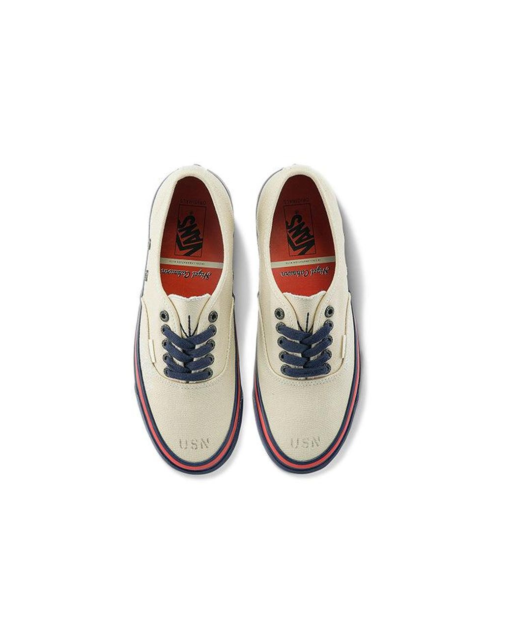 Vans Nigel Cabourn X Og Authentic Lx 'Usn' in Blue for Men | Lyst