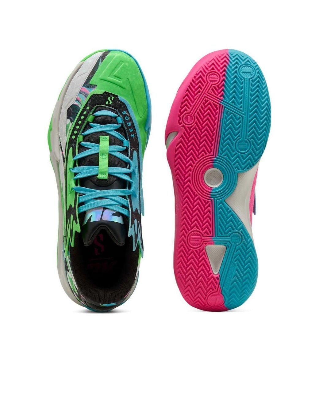 PUMA Scoot Zeros Ii 2K Basketball Shoes in Green for Men | Lyst