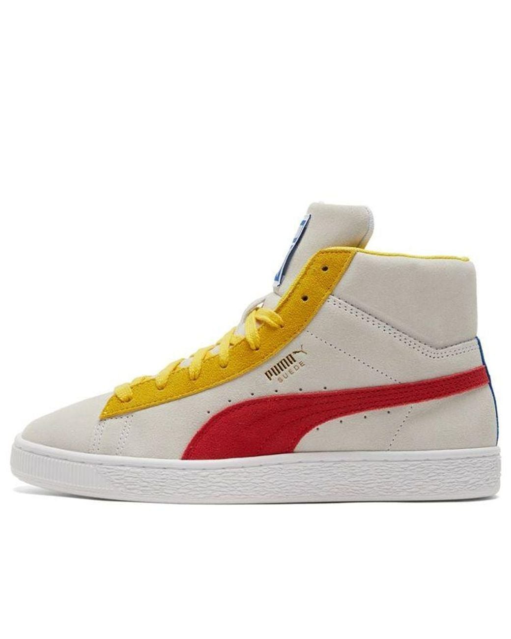PUMA Suede Mid 21 Lemon' in White | Lyst