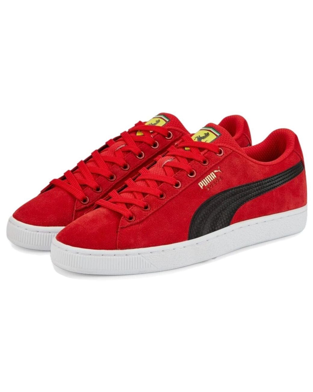 PUMA Suede X Scuderia Ferrari 'Shield in Red for Men | Lyst