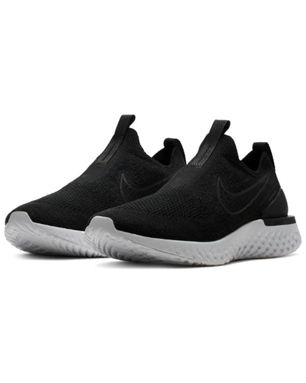 Nike Epic Phantom React Flyknit in Black for Men | Lyst