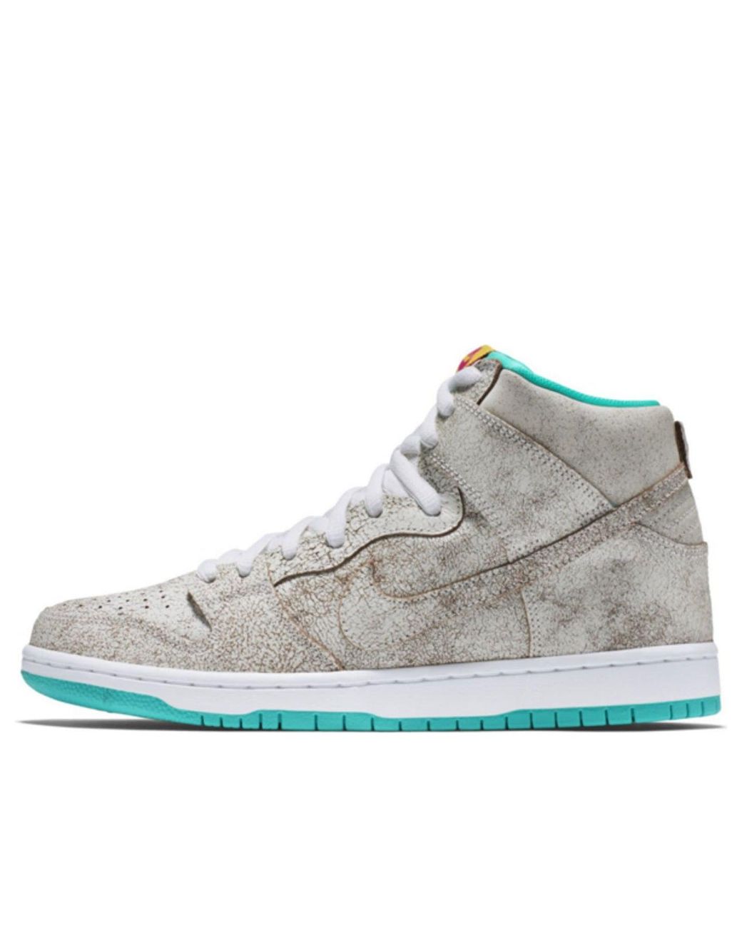 Nike Sb Dunk High Premium 'Flamingo' in Gray for Men | Lyst
