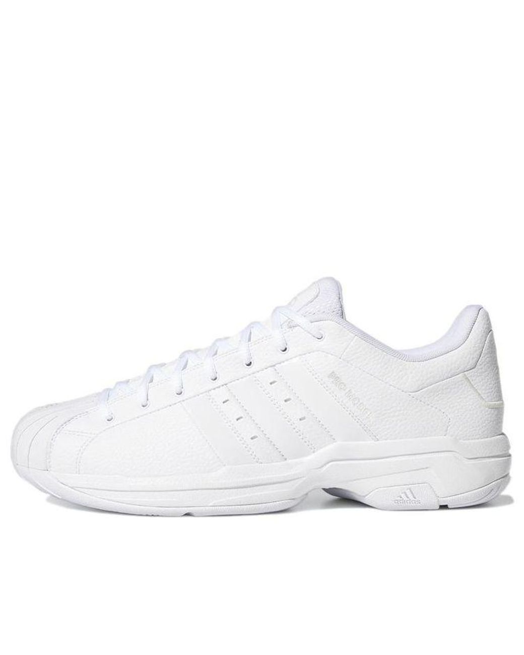 adidas Pro Model 2G Low 'Triple' in White for Men | Lyst