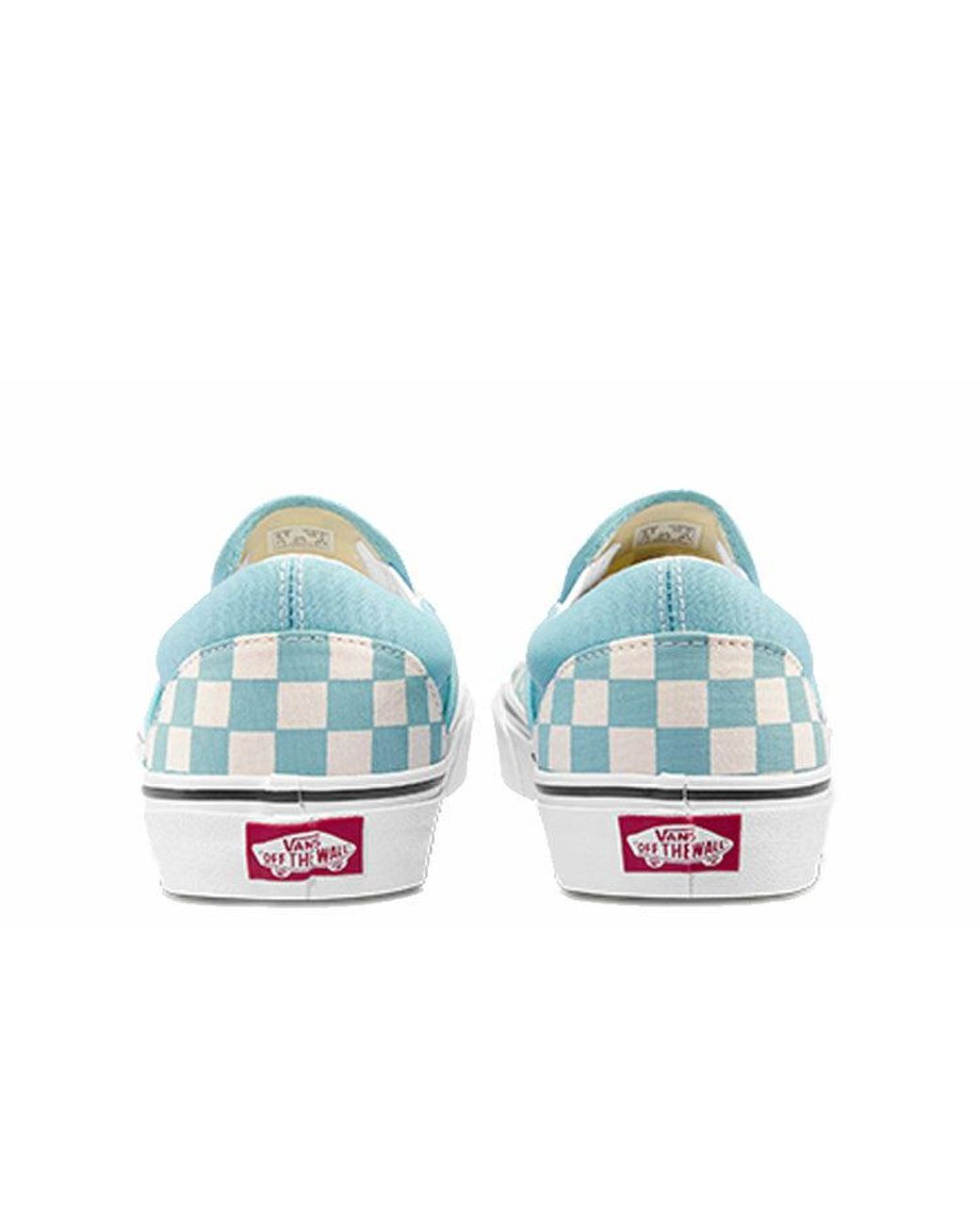 Vans Classic Slip-On 'Aqua Haze Checkerboard' in Blue for Men | Lyst