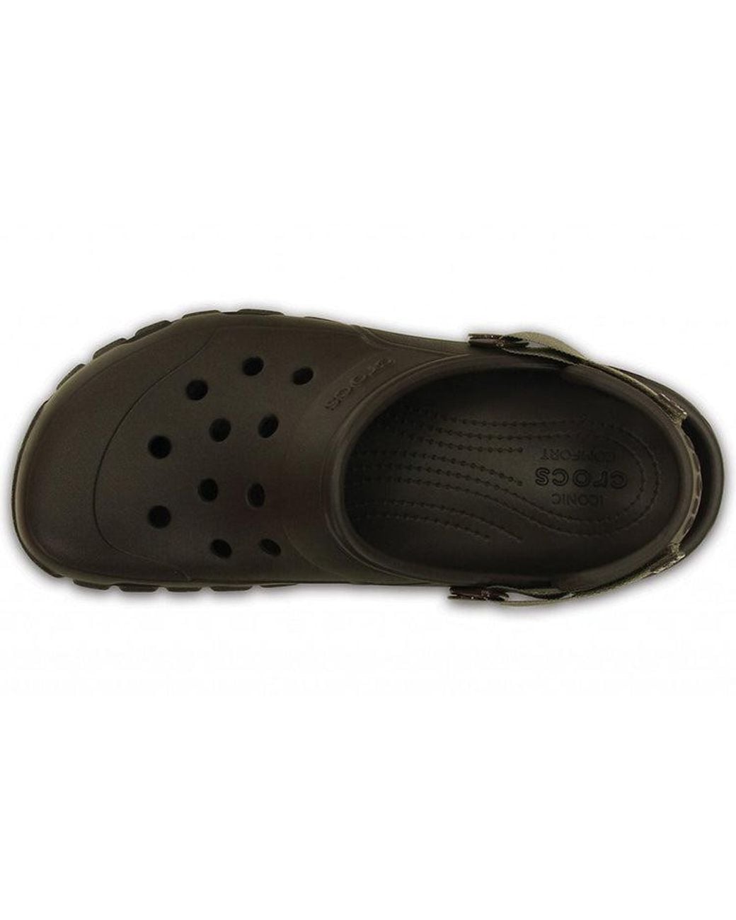Crocs™ Minimalistic Wear-Resistant Cozy Sports Sandals in Brown for Men ...