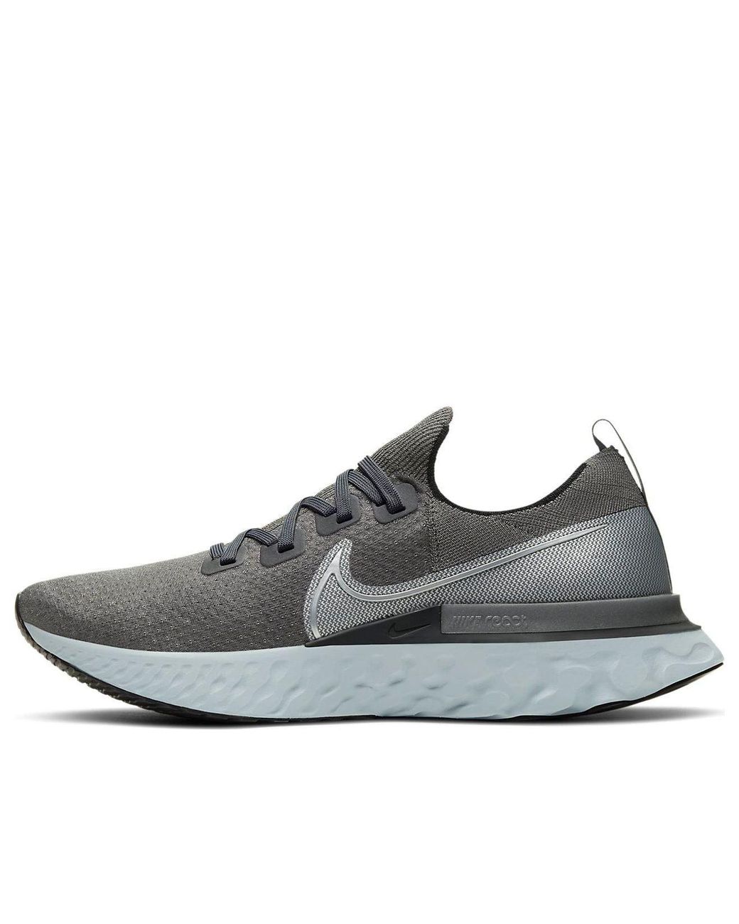 Nike React Infinity Run Flyknit 'Iron' in Gray for Men | Lyst
