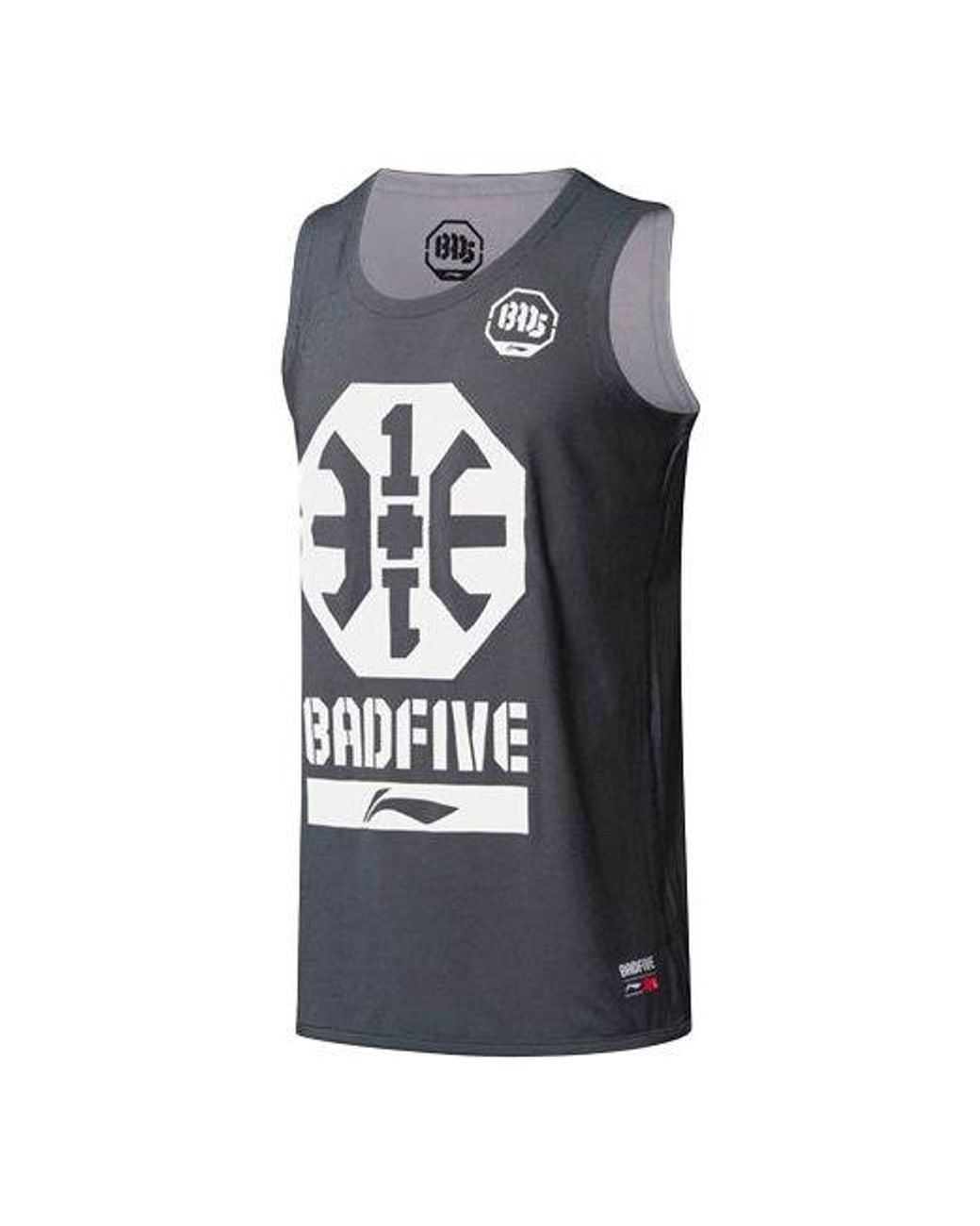 Li-ning Badfive Graphic Basketball Jersey in Gray for Men | Lyst