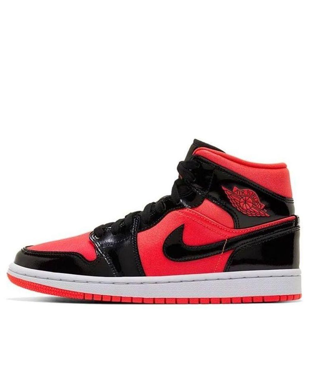 Nike (Wmns) 1 Mid 'Hot Punch' in Red | Lyst