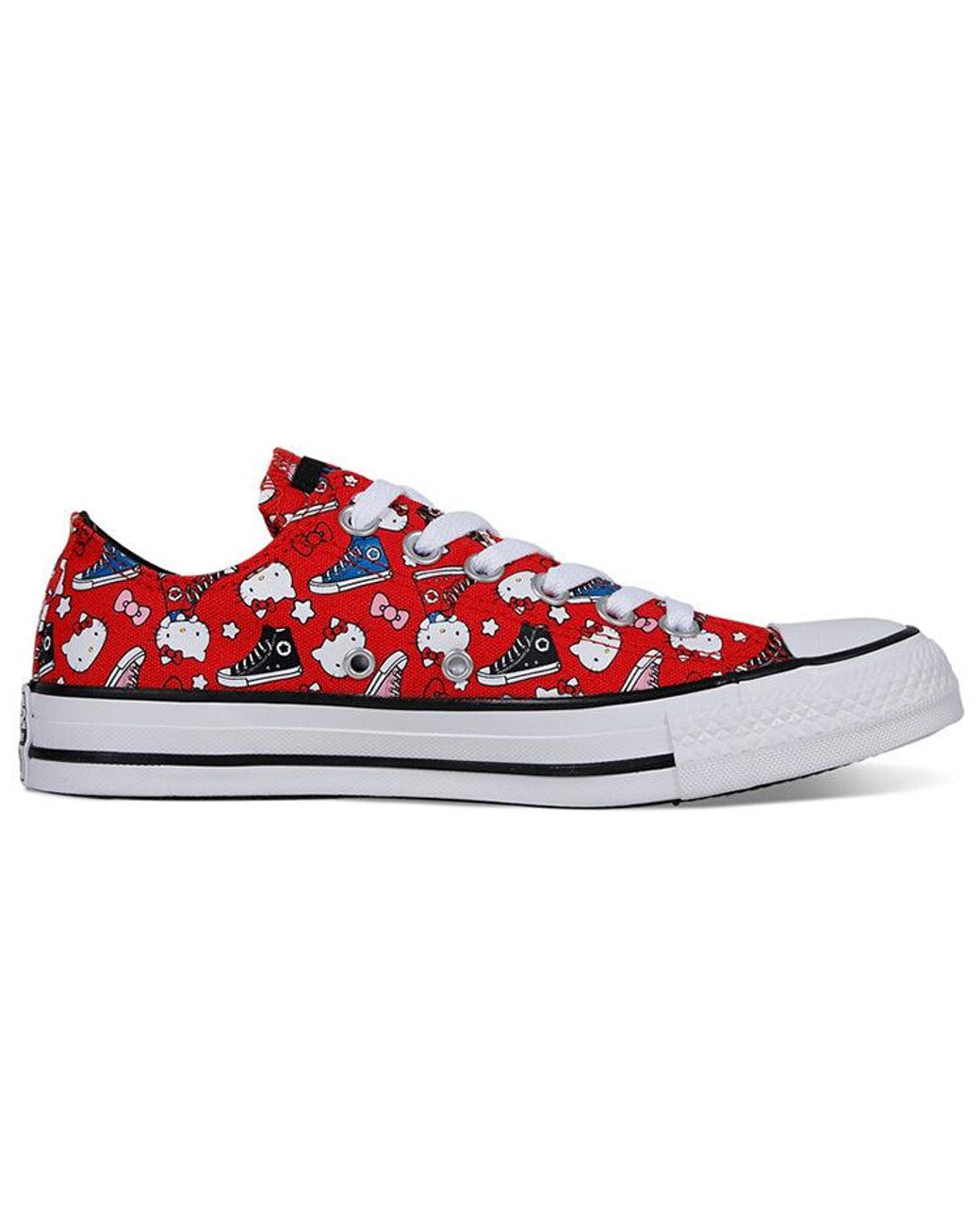 Converse Hello Kitty X Chuck Taylor All Star Low in Red for Men | Lyst