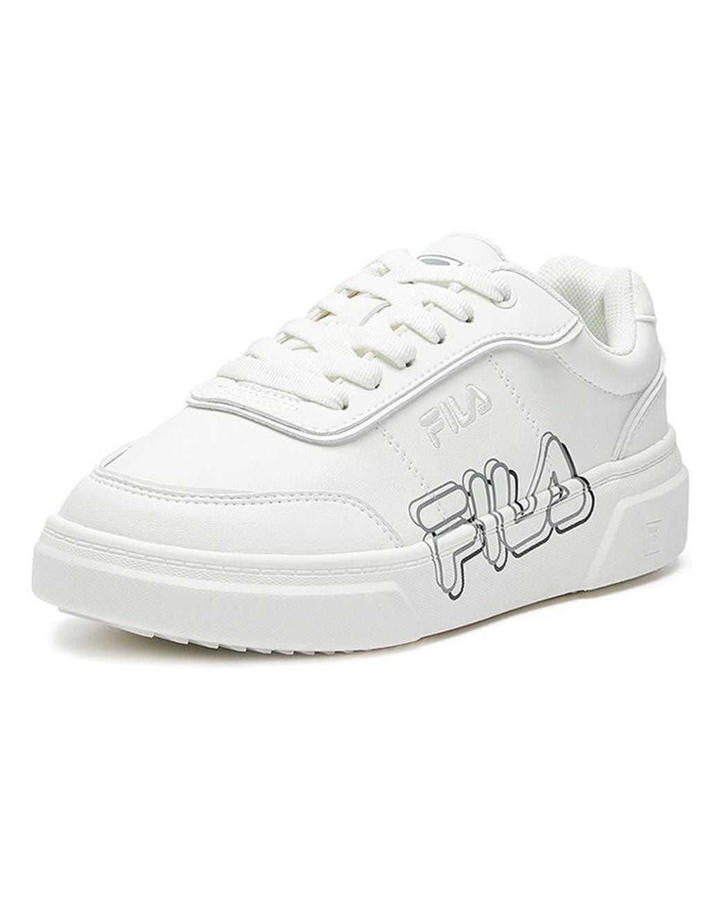 Fila (Wmns) Heritage-Fht Series Logo in White | Lyst