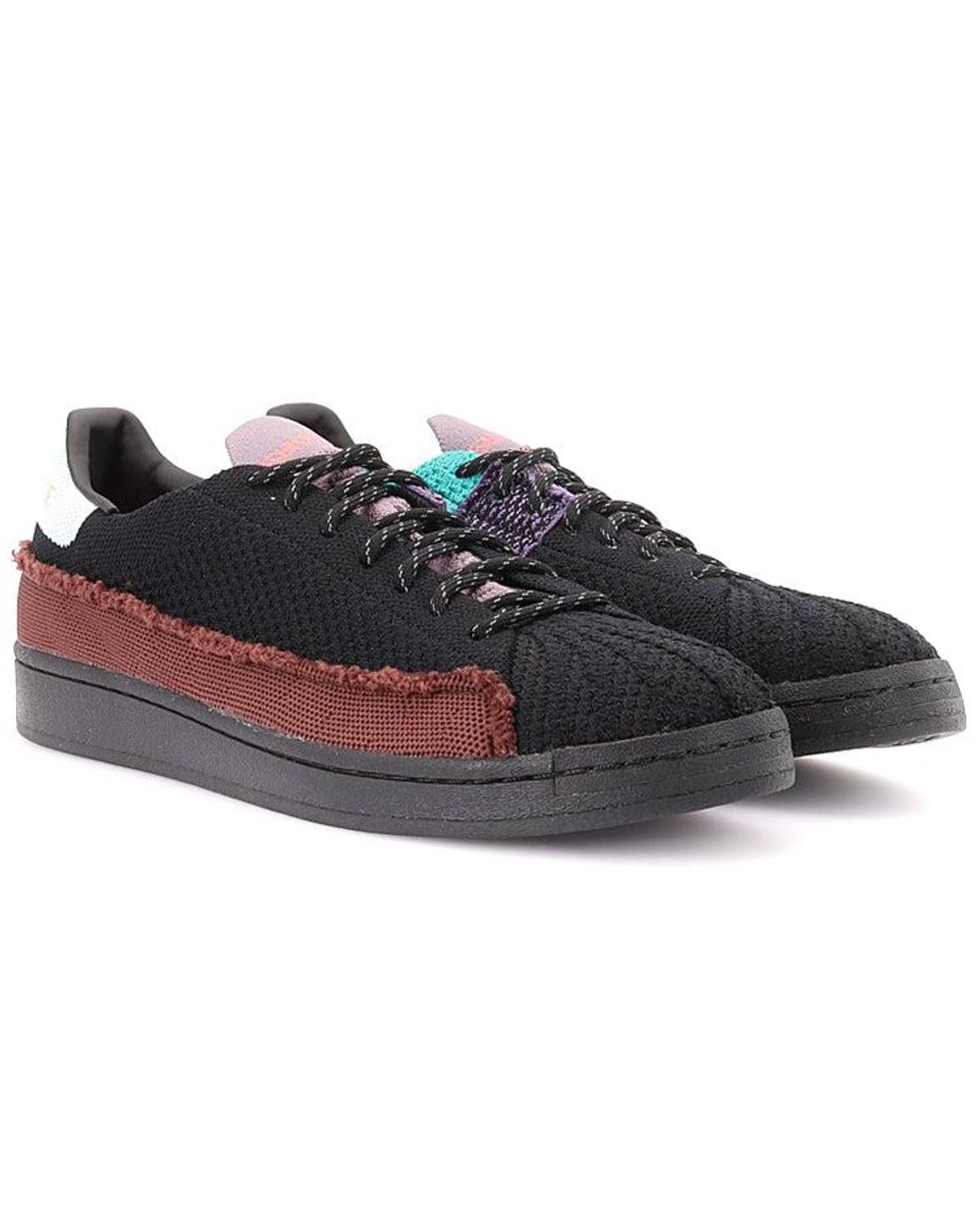 adidas X Pharrell Superstar 'Patchwork in Brown for Men | Lyst