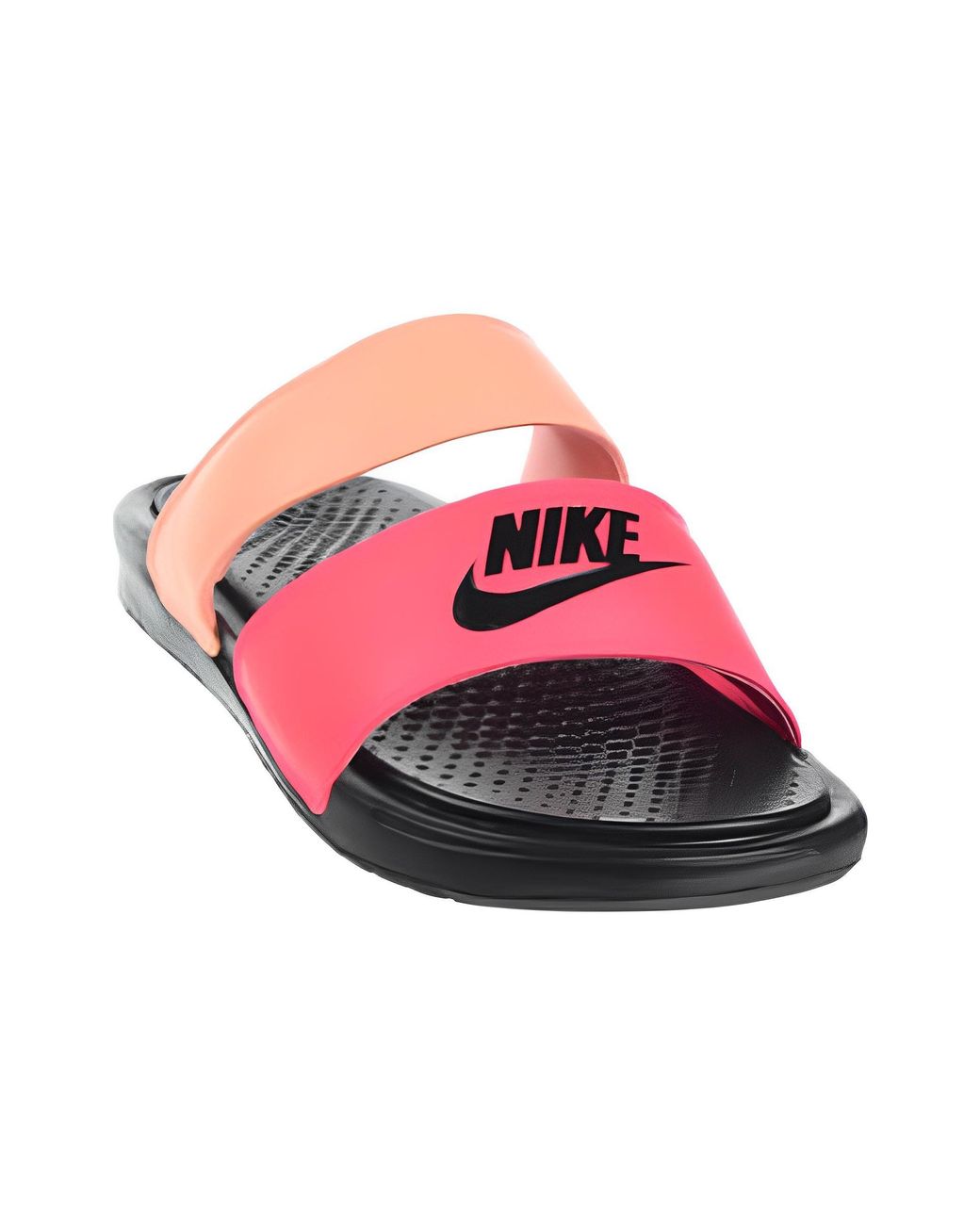 Nike (Wmns) Benassi Duo Ultra Slide 'Racer Sunset Glow' in Red | Lyst
