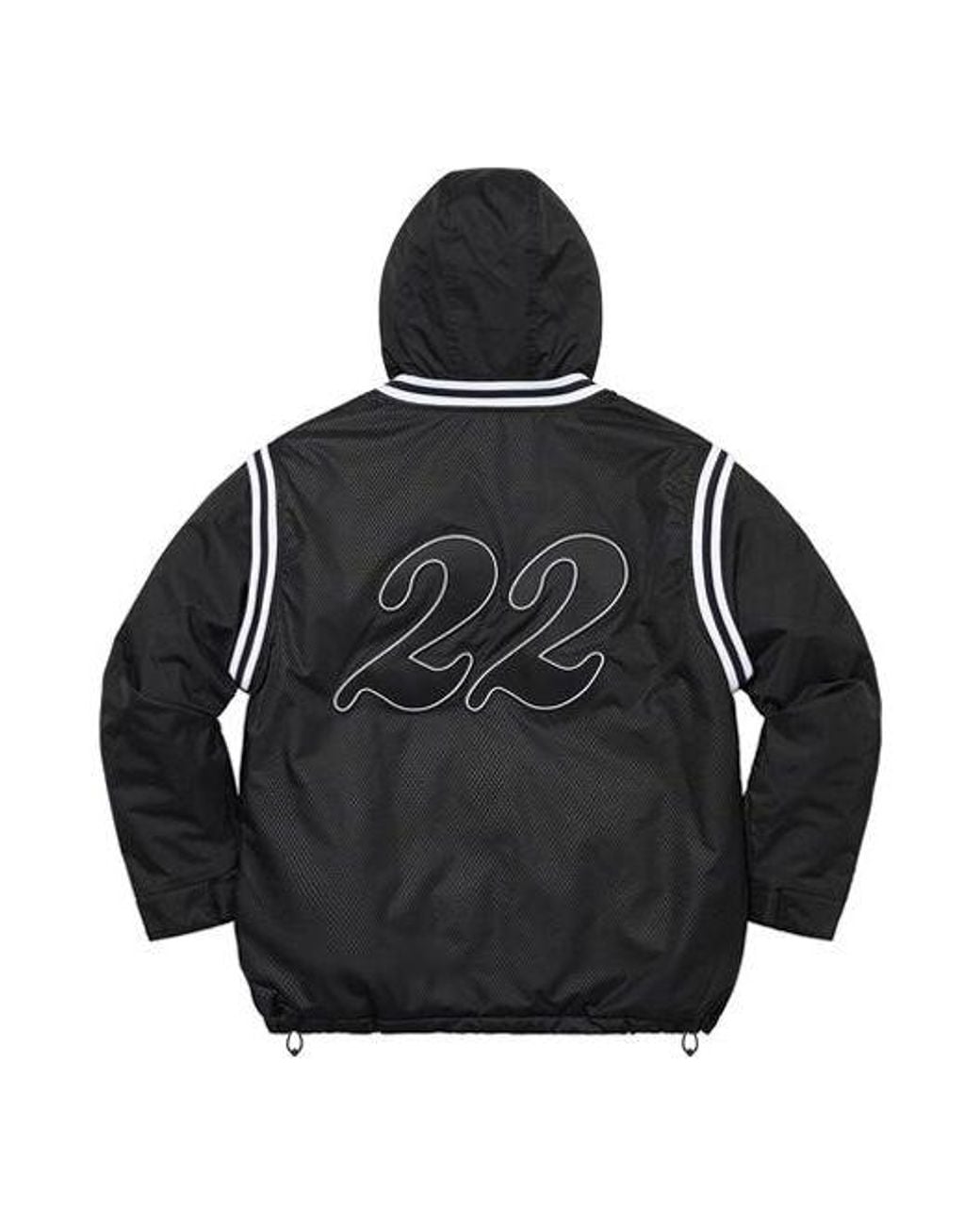 Supreme X Mitchell & Ness Quilted Sports Jacket in Black for Men | Lyst