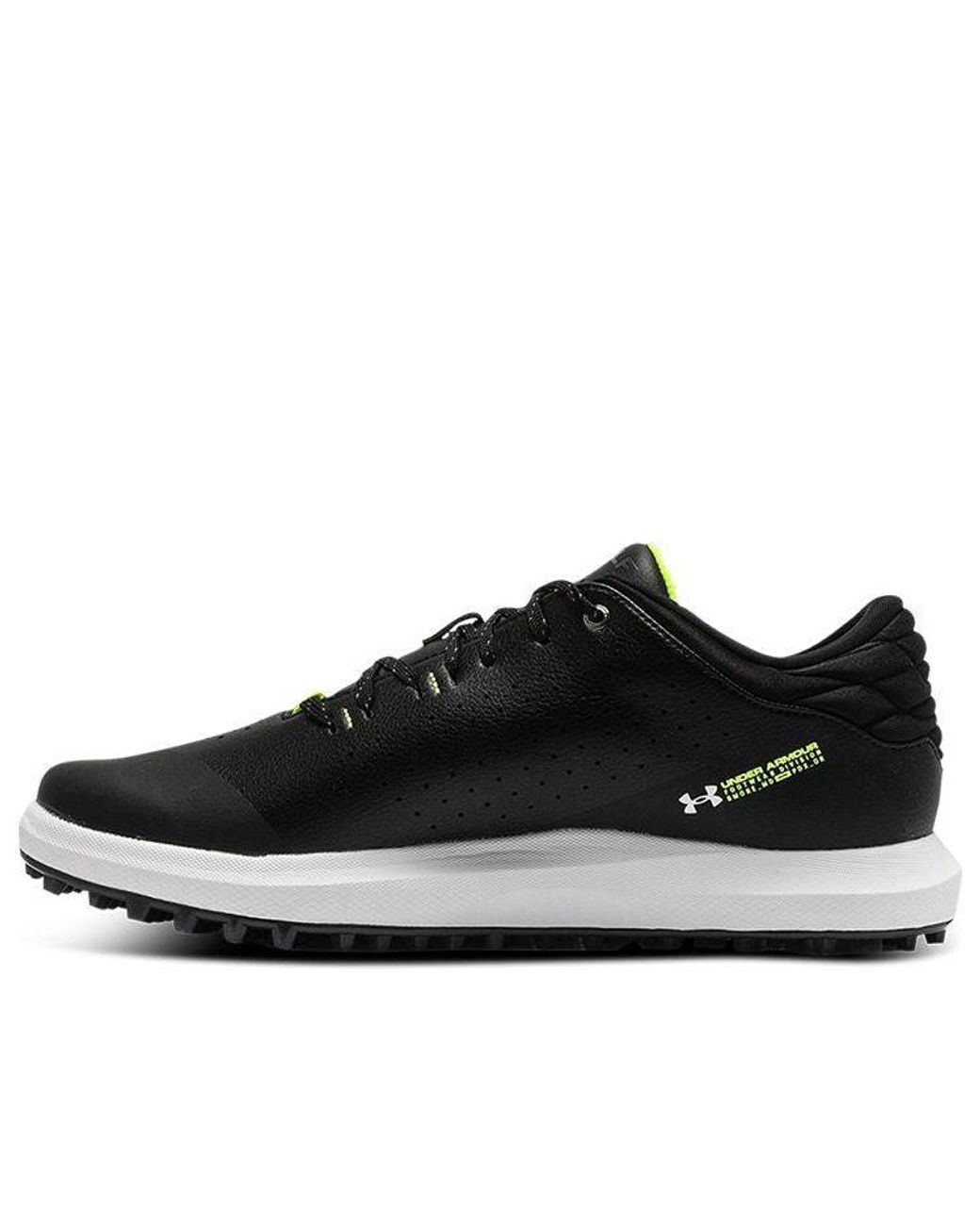 Under Armour Draw Sport Spikeless Running Shoes Wide E in Black for Men ...