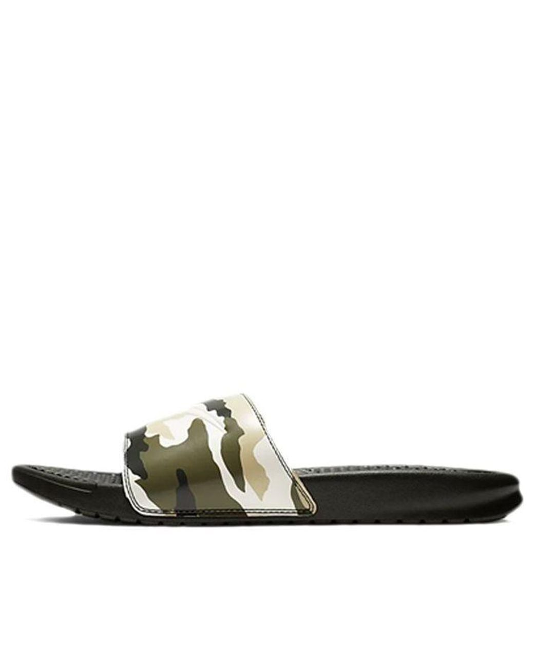 Nike Benassi Jdi Print Military Slippers 'Sequoia' in Green | Lyst