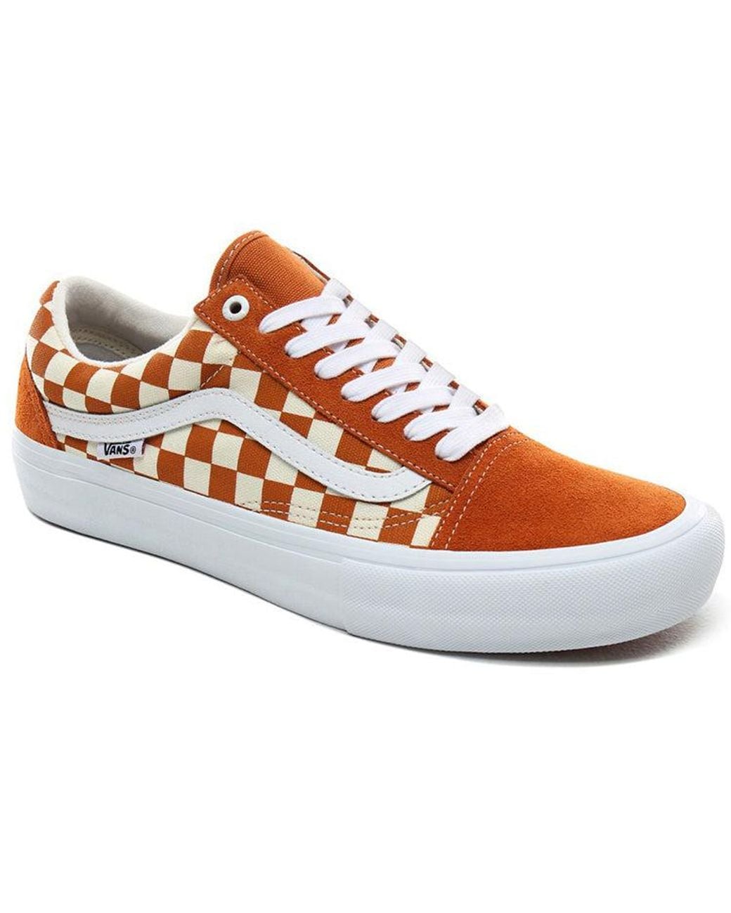Vans Old Skool Pro 'Golden Oak Checkerboard' in Brown for Men | Lyst