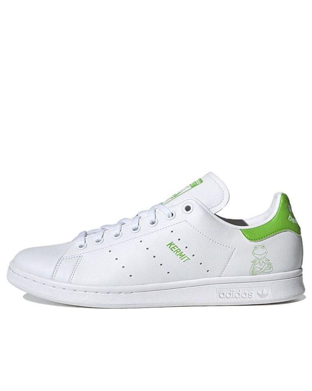 adidas The Muppets X Stan Smith 'Kermit The Frog' in White for Men | Lyst