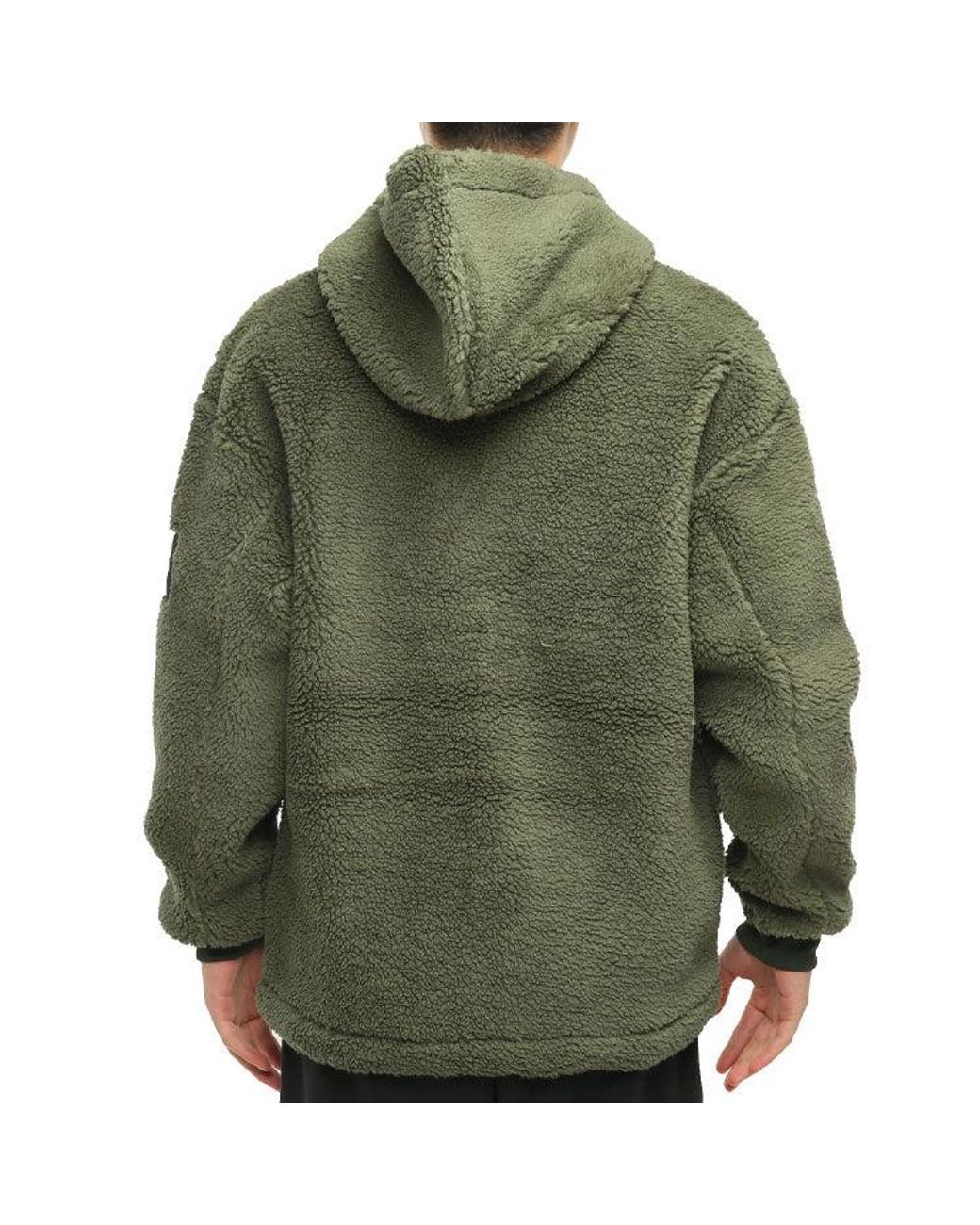 PUMA Classics Winter Sherpa Hoodie Jacket Olivegreen for Men Lyst UK
