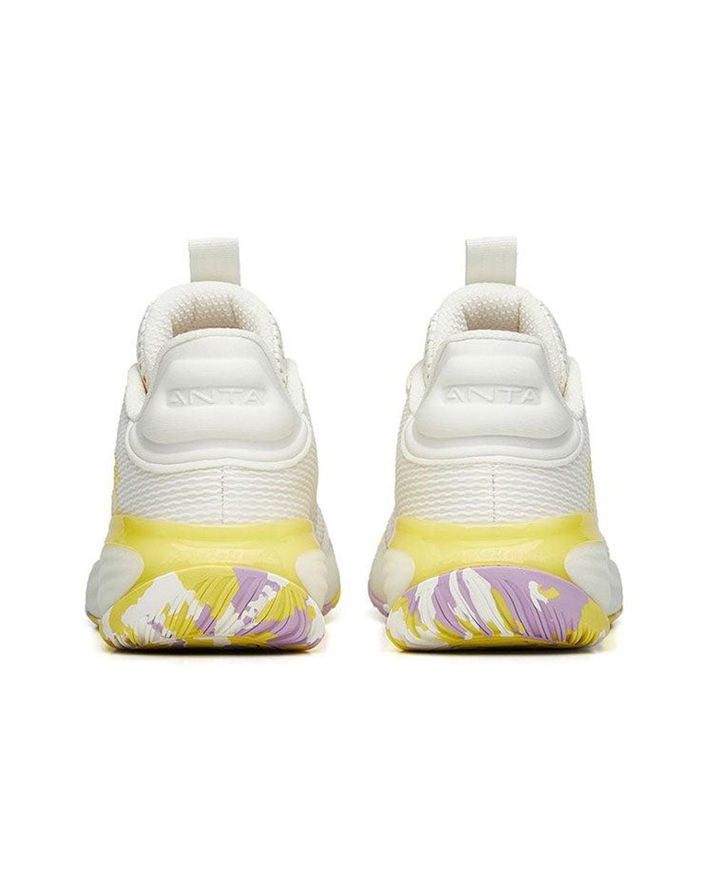 Anta Light Cement Bubble 2 Cushioned Basketball Shoes in White for Men ...