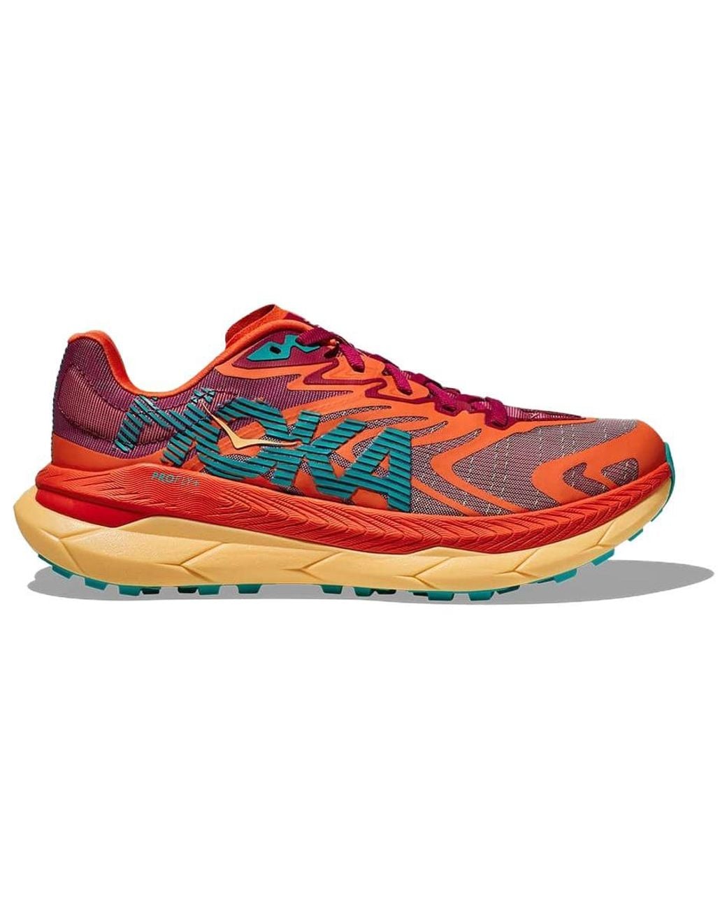 Hoka One One Tecton X 2 Trail Running Shoe in Red for Men | Lyst