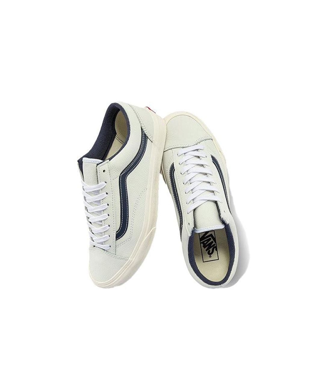 Vans Style 36 Low Tops Skateboarding Shoes Contrasting Colors in White ...