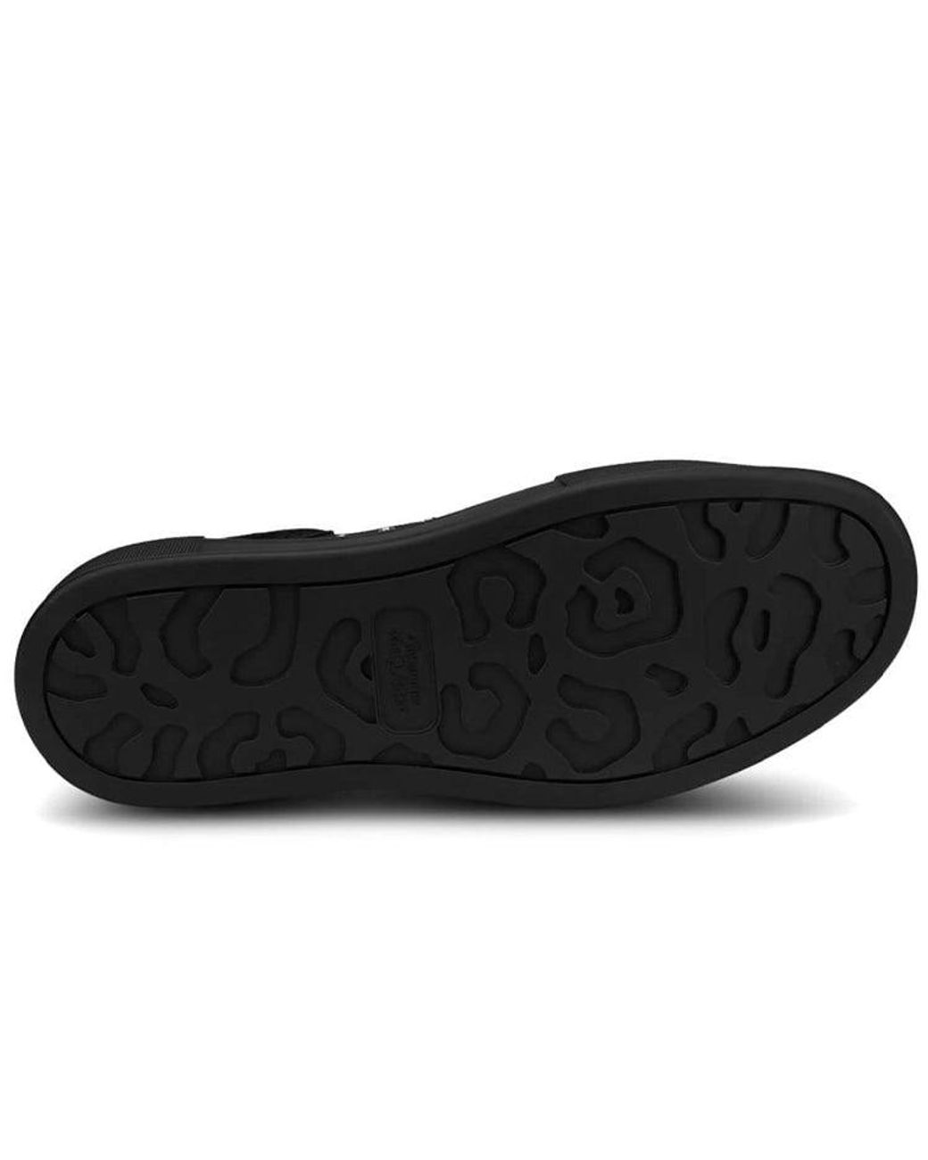 McQueen Deck Skate Plimsoll Lace Up 'Triple' in Black for Men | Lyst