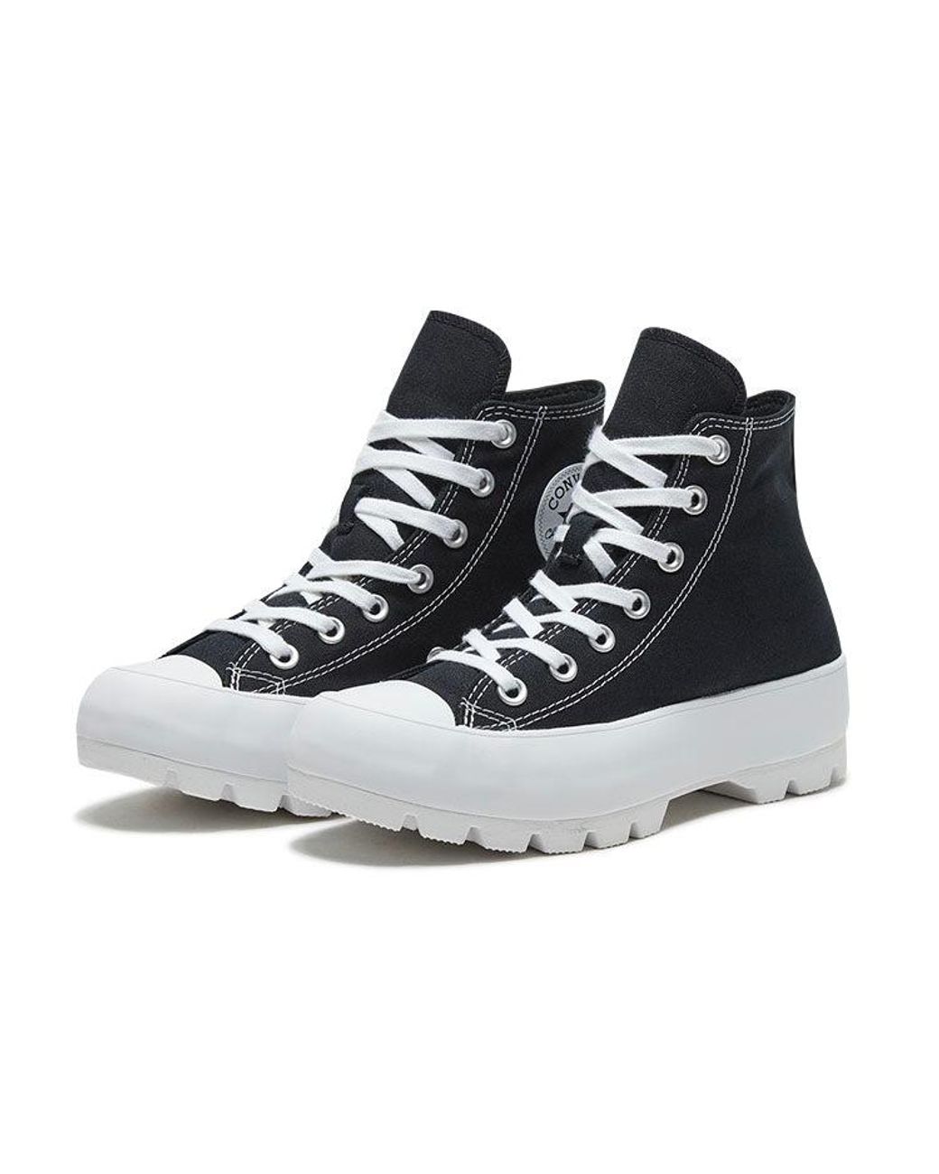 Converse (Wmns) Chuck Taylor All Star High Lugged in Black | Lyst