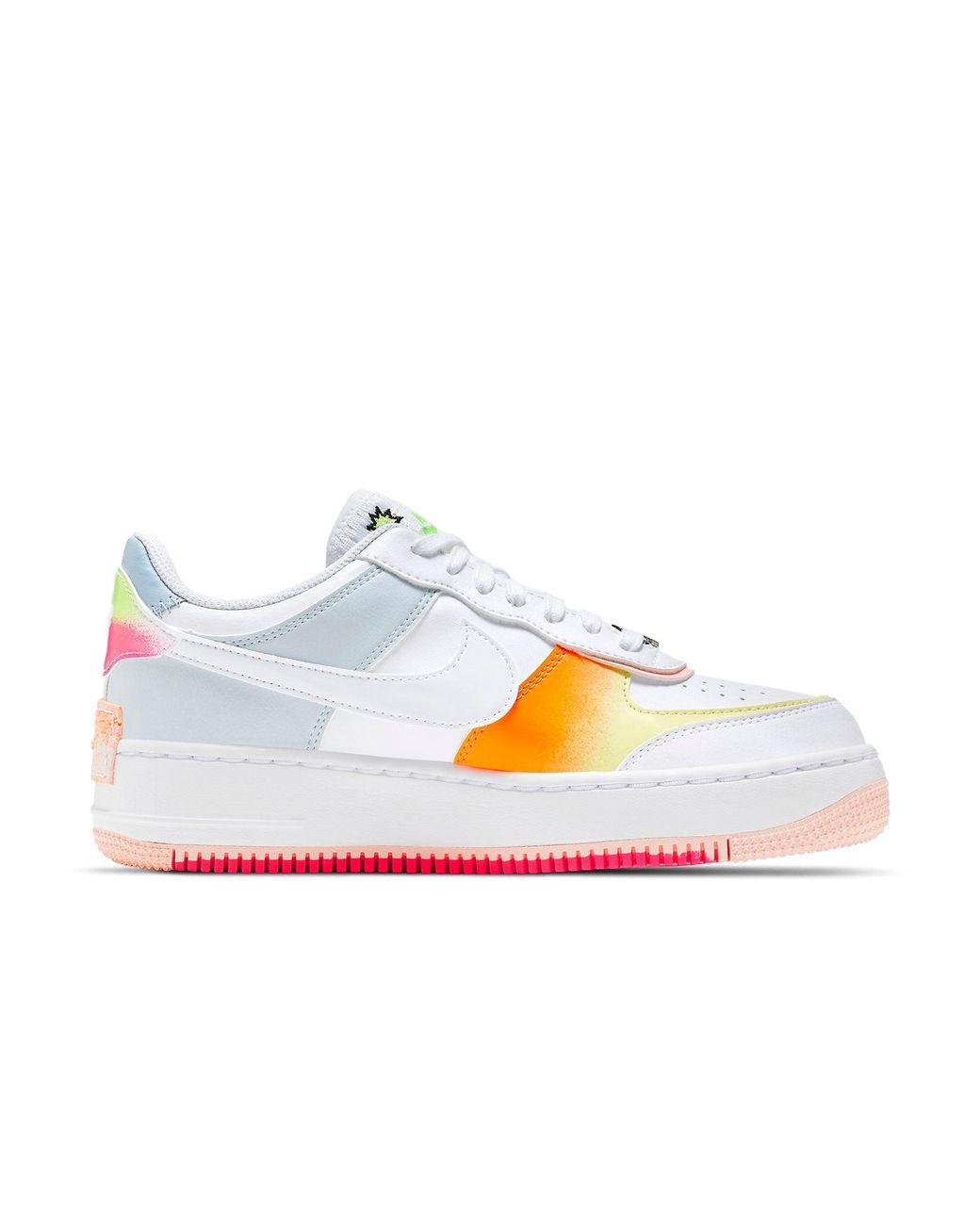 Nike (Wmns) Air Force 1 Shadow 'Ghost Swoosh' in White | Lyst UK
