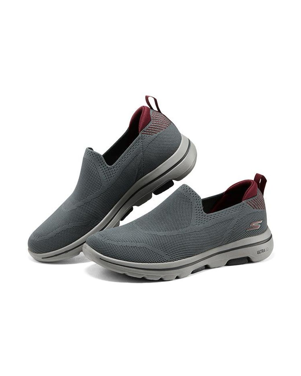 Skechers Go Walk 5 'Charcoal' in Gray for Men | Lyst