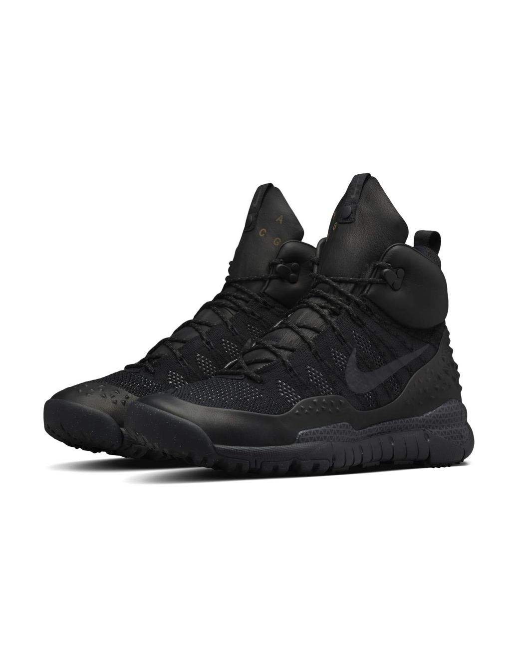Nike Lab Lupinek Flyknit Acg Anthracite' in Black for Men | Lyst