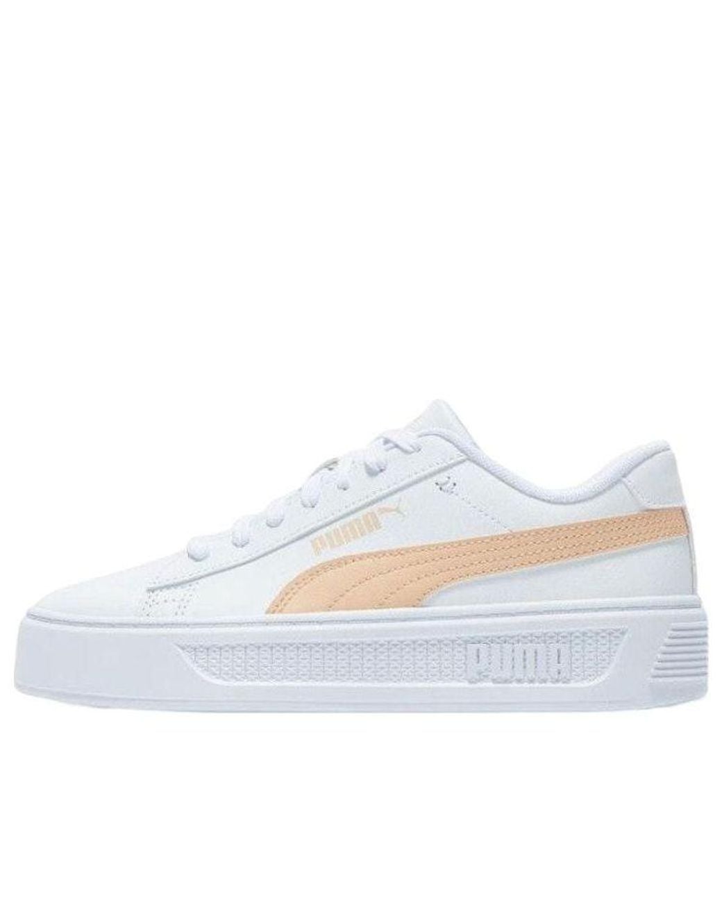 PUMA (Wmns) Smash Platform V3 in White | Lyst