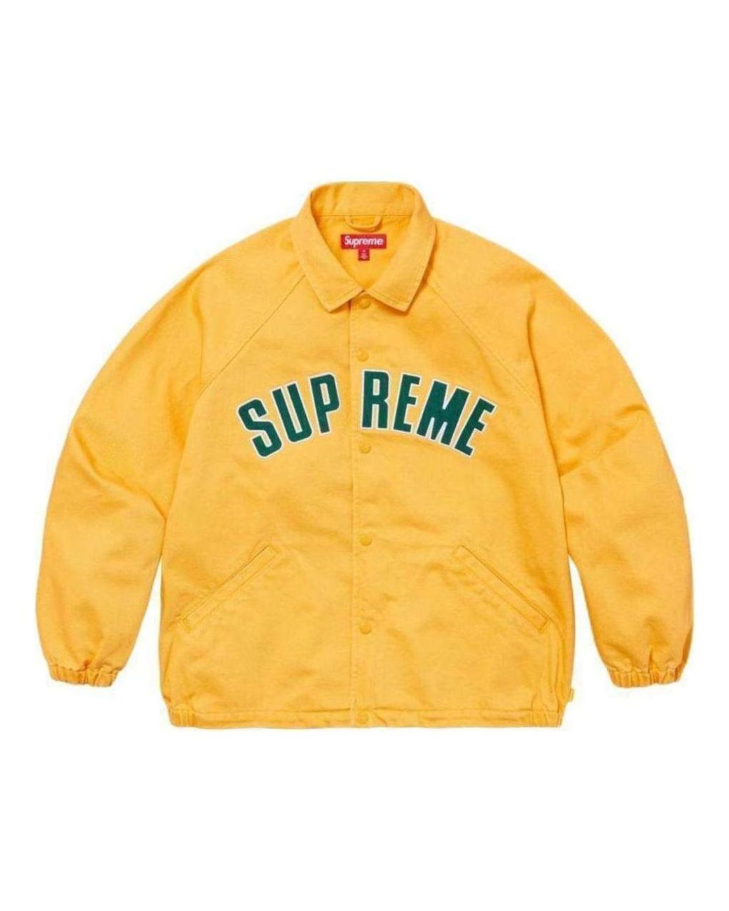 Supreme Arc Denim Coaches Jacket in Yellow for Men | Lyst