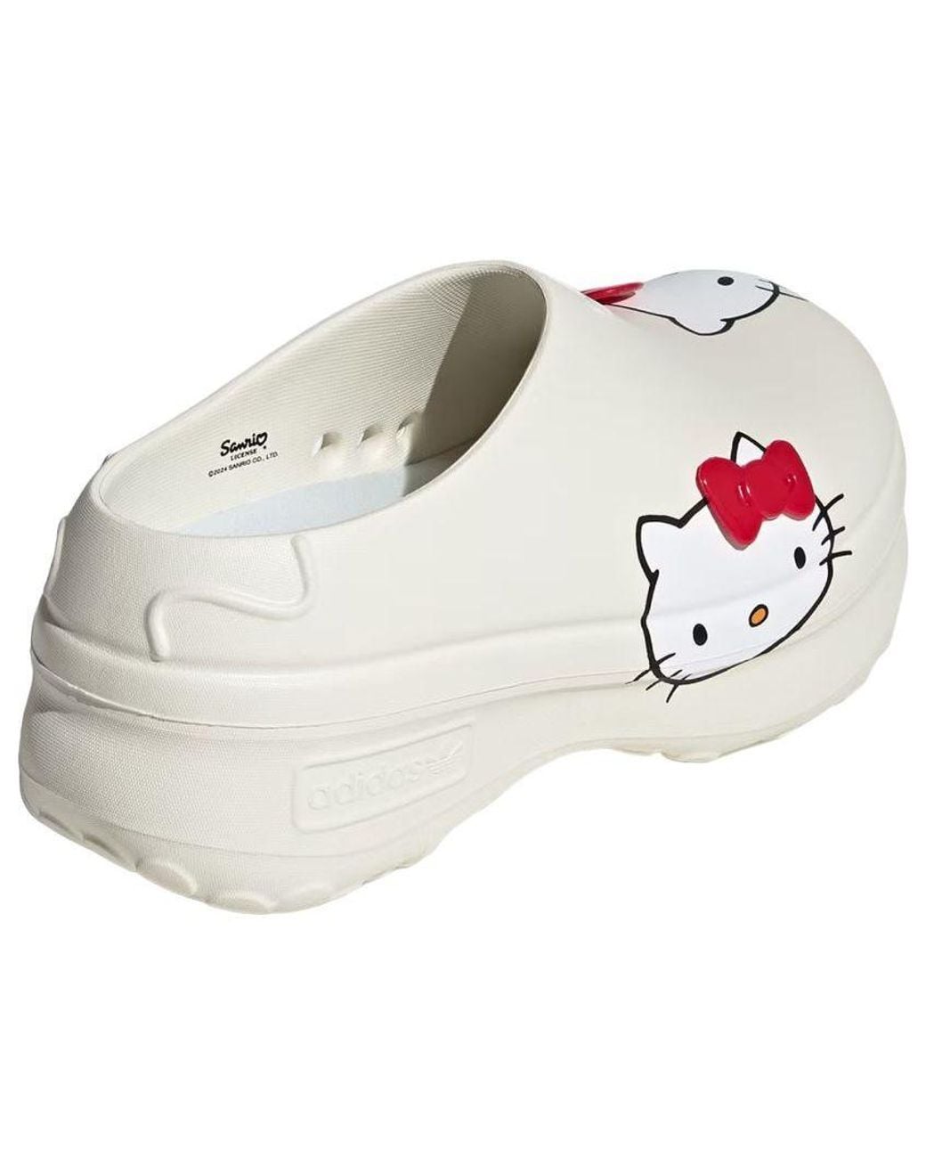adidas (Wmns) X Hello Kitty Adifom Stan Smith Mule 'Off' in Gray | Lyst