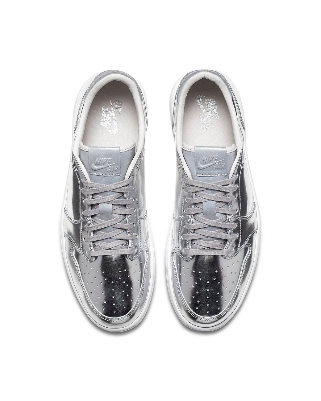Nike 1 Retro Low Og Pinnacle 'Metallic' in White for Men | Lyst