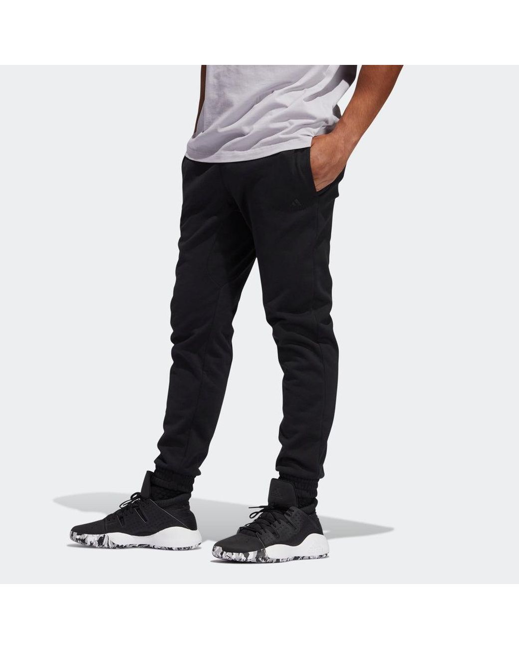 adidas Mic Spt Pant Logo Basketball Bundle Feet Sports Pants in Blue ...