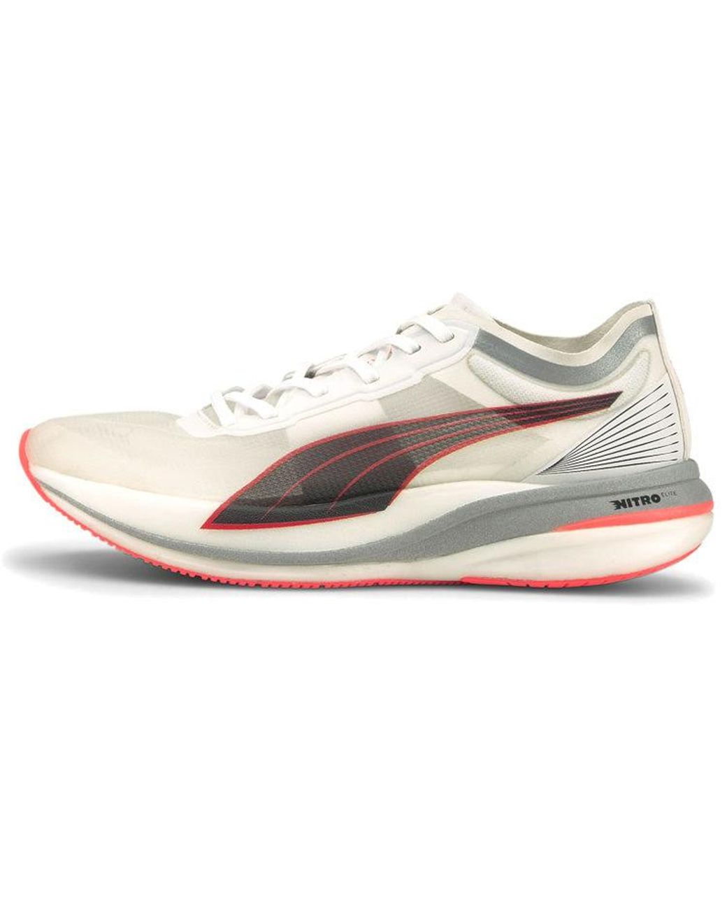 PUMA Deviate Nitro Elite Lava Blast' in White for Men | Lyst