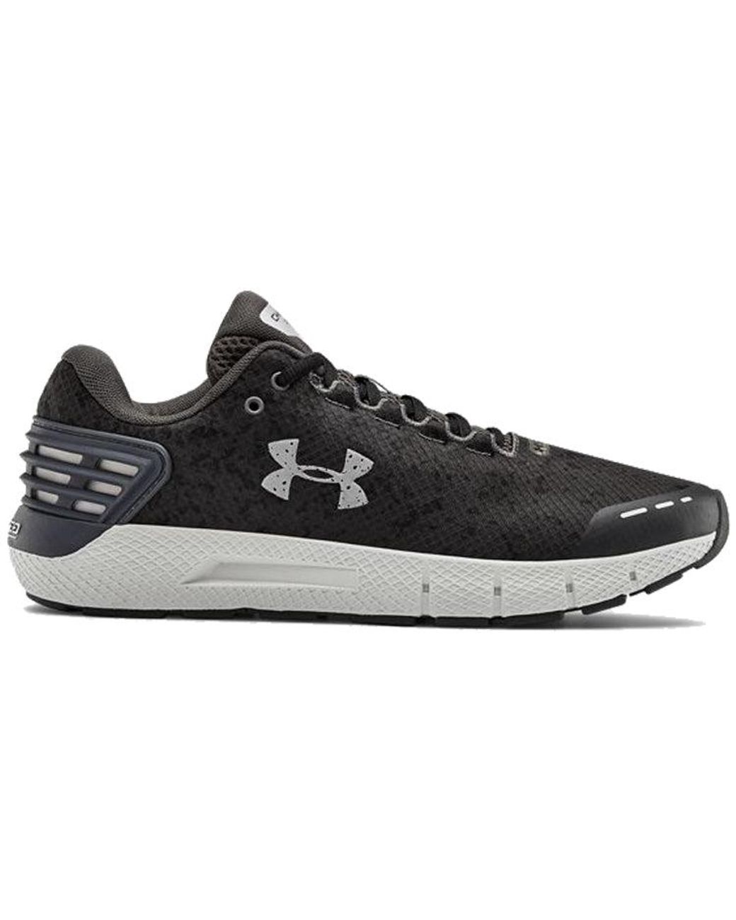 Under Armour Charged Rogue Storm Running Shoes in Black for Men | Lyst