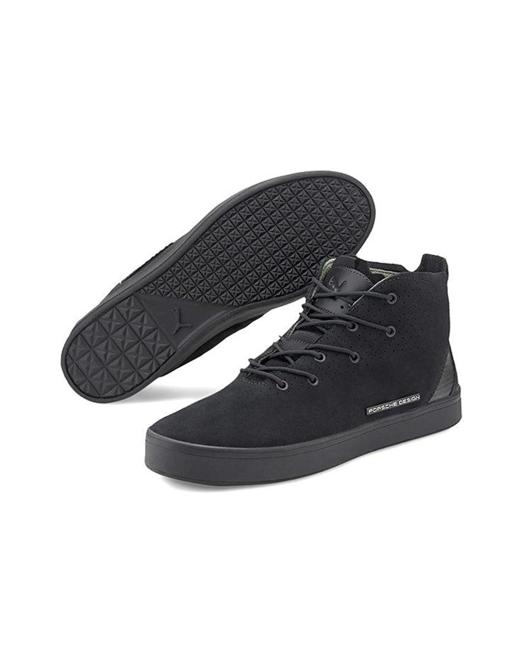 PUMA Porsche Design X Meister Mid 'Jet' in Black for Men | Lyst