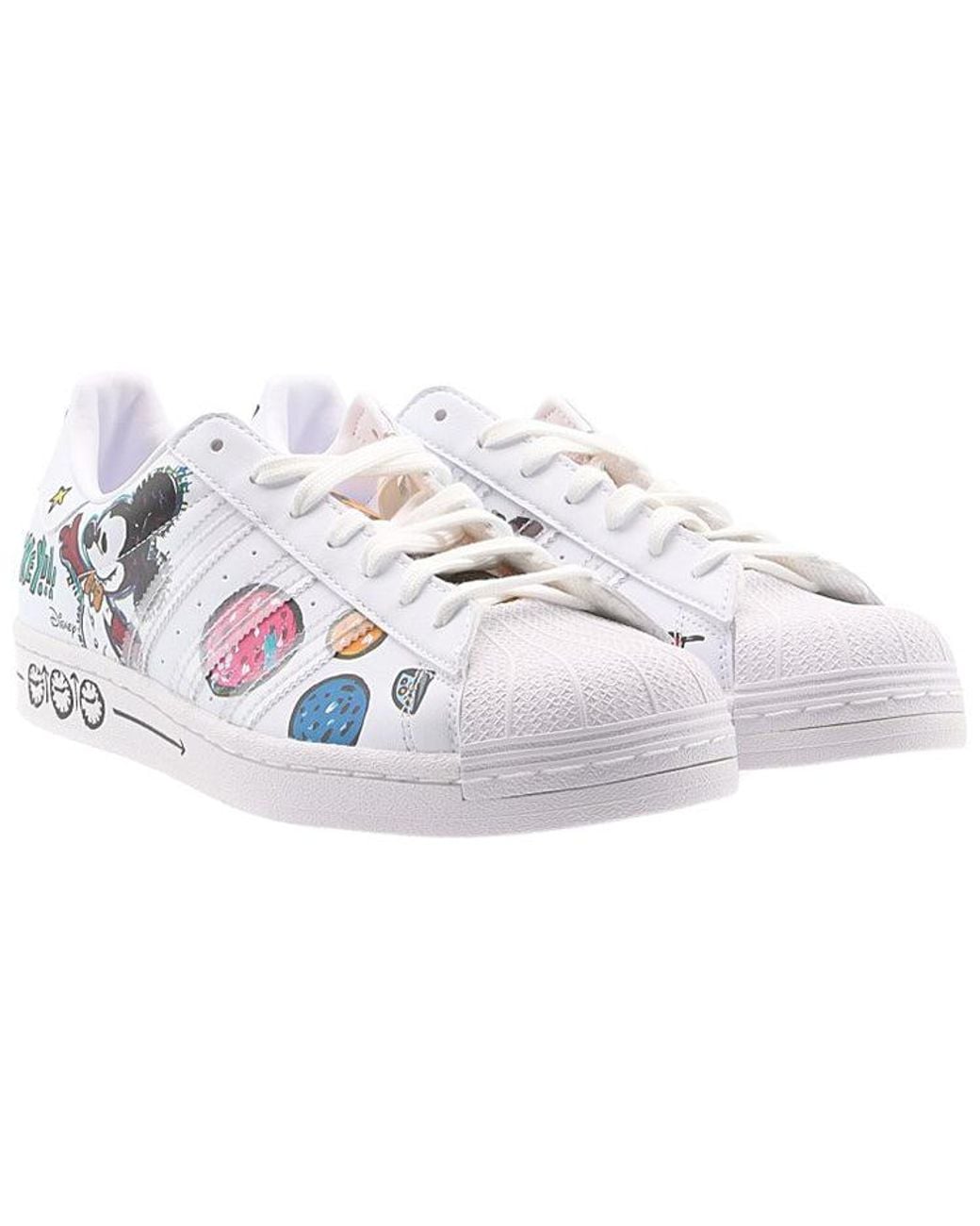 adidas Kasing Lung X Disney X Superstar 'Labubu Mickey Mouse' in White ...
