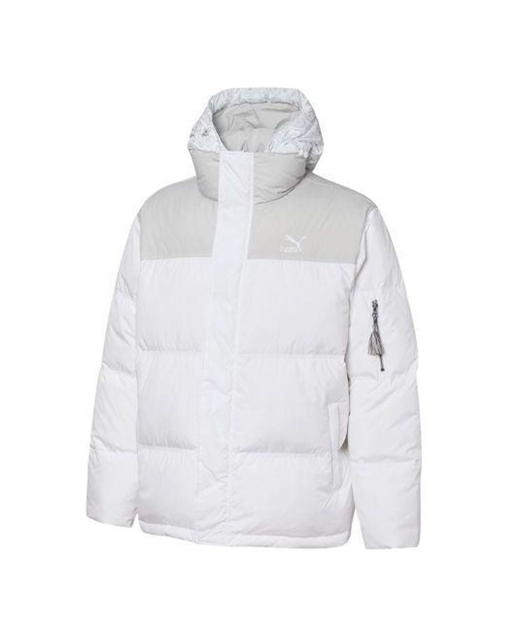 PUMA Classics Padded Jacket in White for Men | Lyst UK