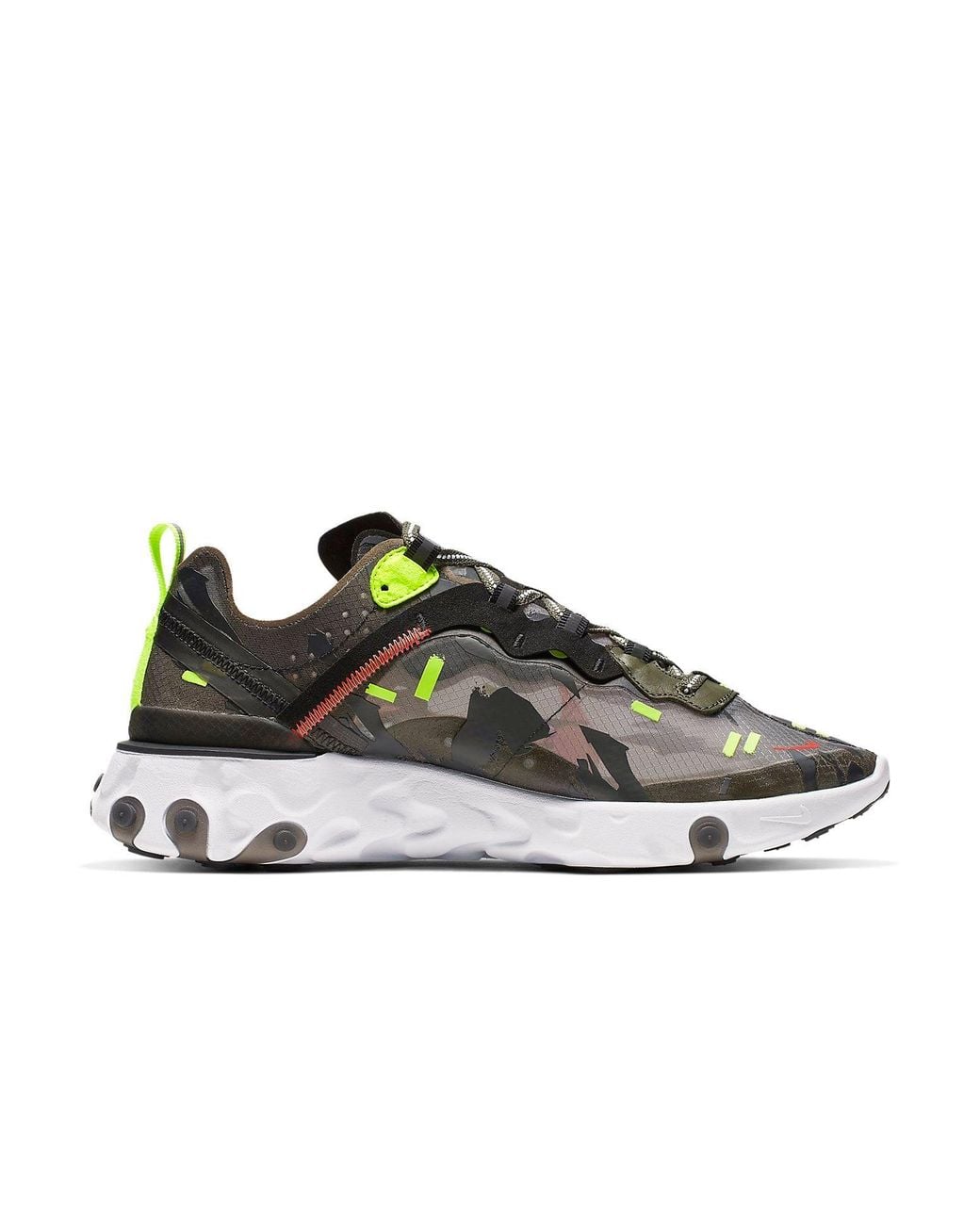 Nike React Element 87 'Camo' in Red for Men | Lyst